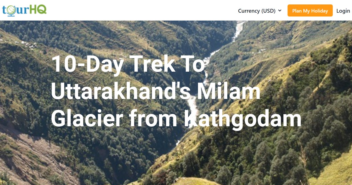 10-Day Trek To Uttarakhand's Milam Glacier from Kathgodam